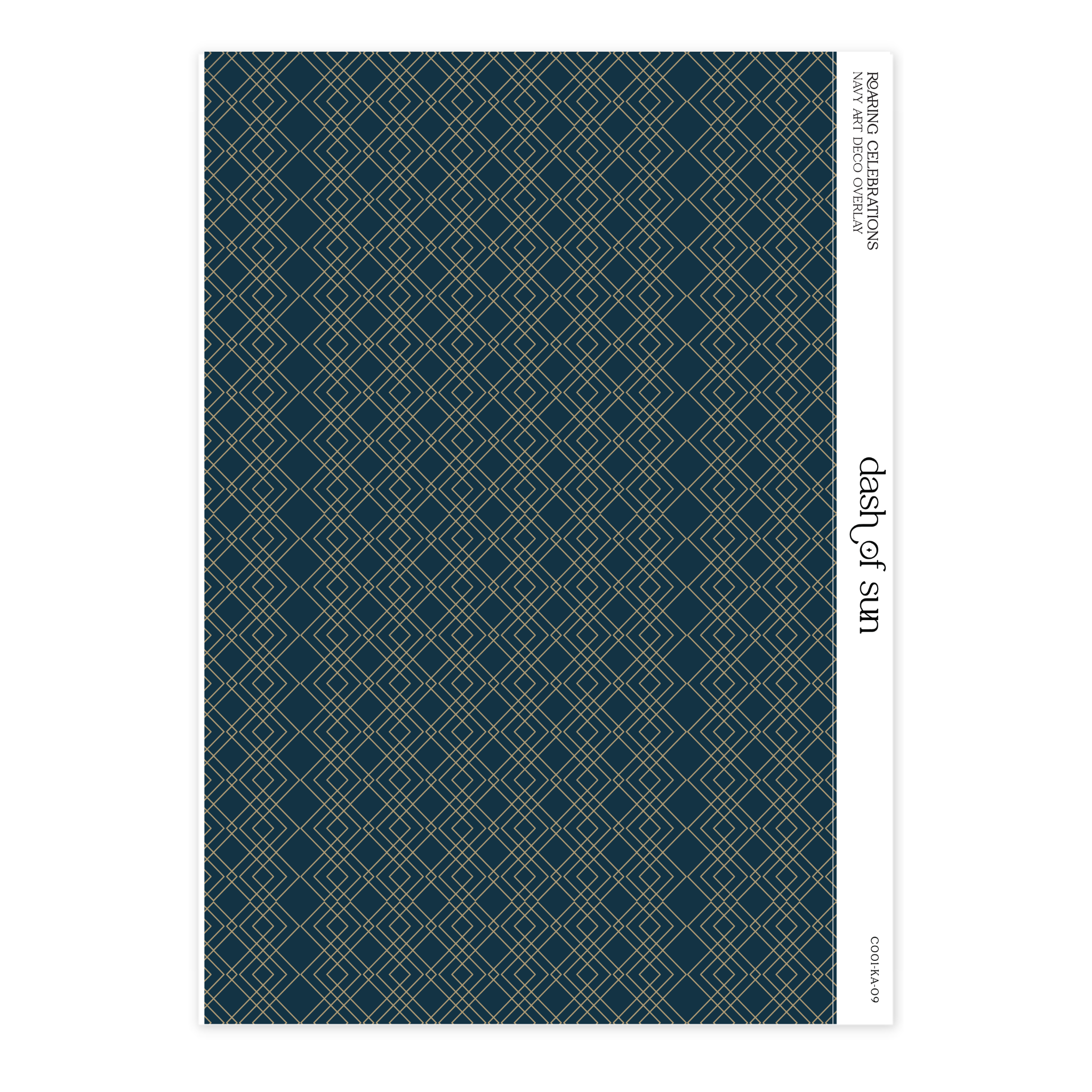 Roaring Celebrations | Navy Art Deco Overlay – Dash of Sun Designs